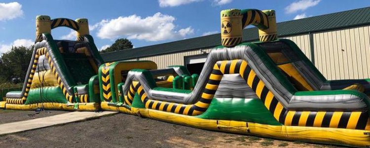 Toxic WATER Obstacle Course - Oklahoma Bounce - Bounce House Rental in ...