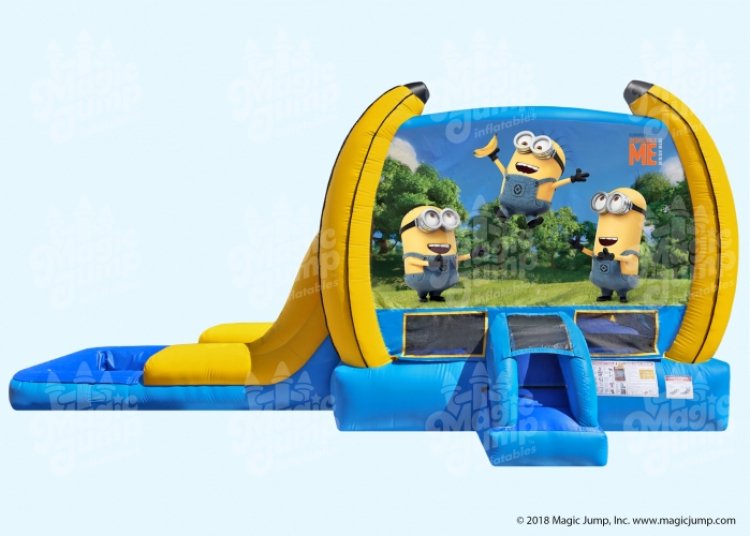 Despicable Me Combo w/ Pool - Oklahoma Bounce - Bounce House Rental in ...