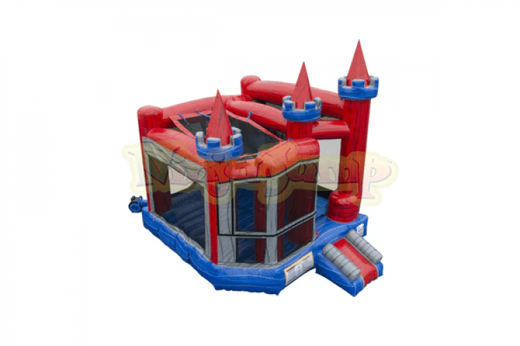 Backyard Combo Castle Tower - Oklahoma Bounce - Bounce House Rental in ...