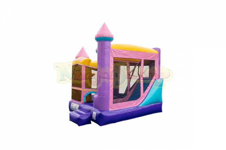 Backyard Combo Dazzling Castle - Oklahoma Bounce - Bounce House Rental ...