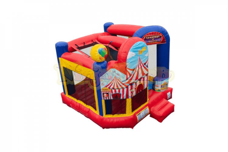 Backyard Combo Carnival - Oklahoma Bounce - Bounce House Rental in Tulsa OK